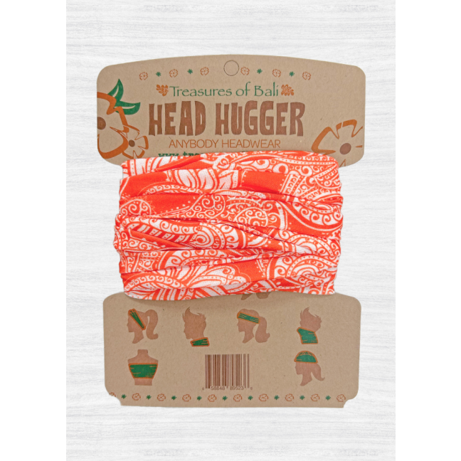 Head Hugger Neck Gaiter Coral Boho Mandala | Just Add Water Clothing